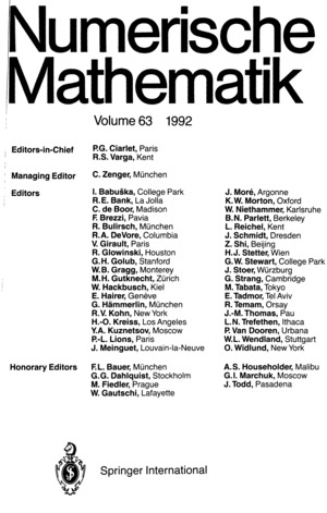 Numerische Mathematik - GDZ - Göttinger Digitalisierungszentrum